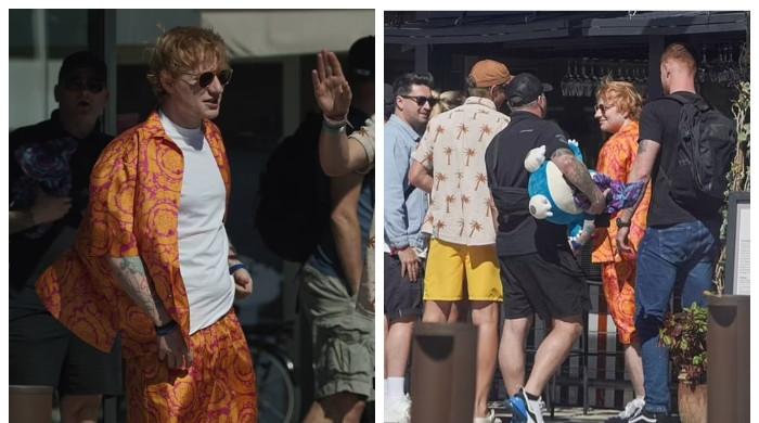 Ed Sheeran sets major style goals as he enjoys yacht trip during Ibiza ...