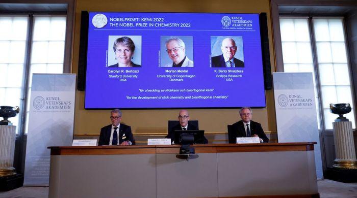Nobel prize goes to pioneers of molecule-building 'click chemistry'