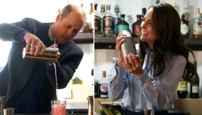 Kate and William participate in cocktail-making competition during ...