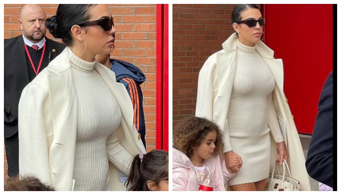 Georgina Rodríguez steps out in style to support boyfriend Cristiano ...