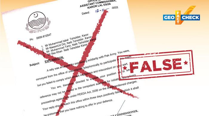 Fact-check: Notification admonishing officials for skipping rally in ...