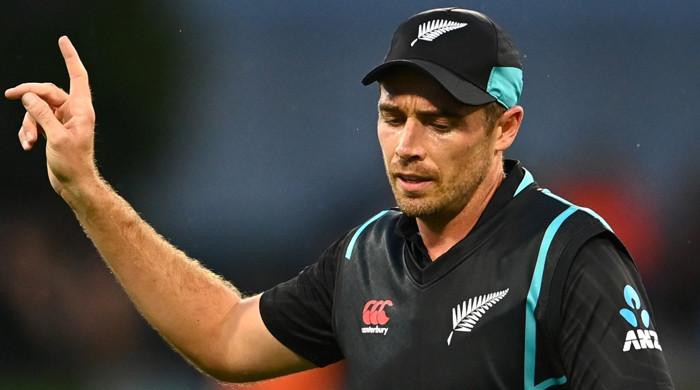 WATCH: New Zealand's Tim Southee takes hat-trick against India