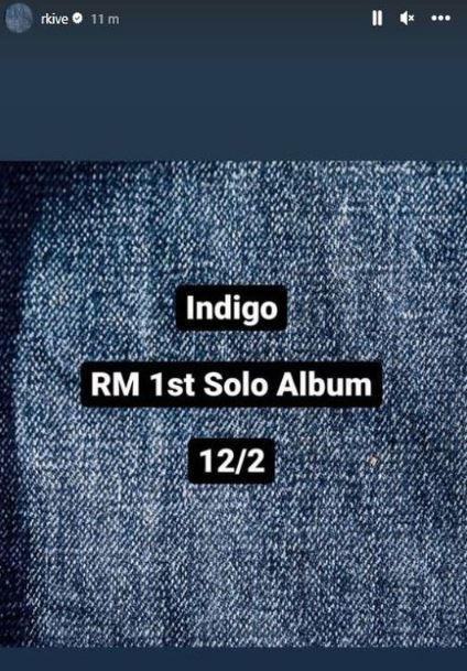 Bts Rm Shares Teaser Film For Upcoming Solo Album Indigo Video