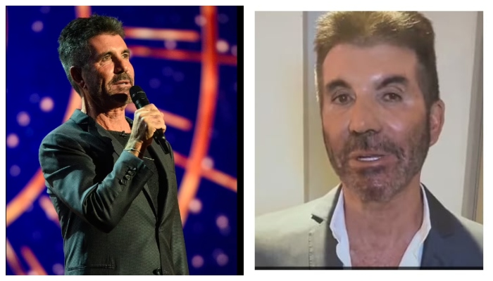 Simon Cowell steps outside after sparking fan concern with ... Simon Cowell steps outside after sparking fan concern with ...