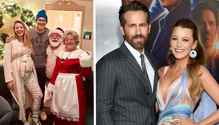 Blake Lively, Ryan Reynolds get into cute banter over Christmas attire