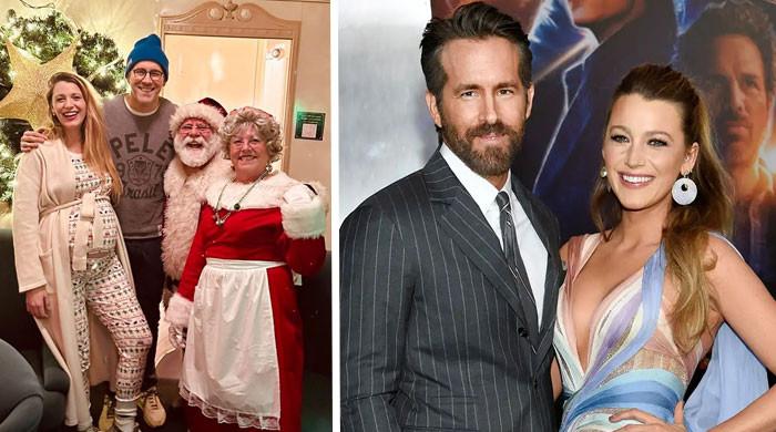 Blake Lively, Ryan Reynolds get into cute banter over Christmas attire
