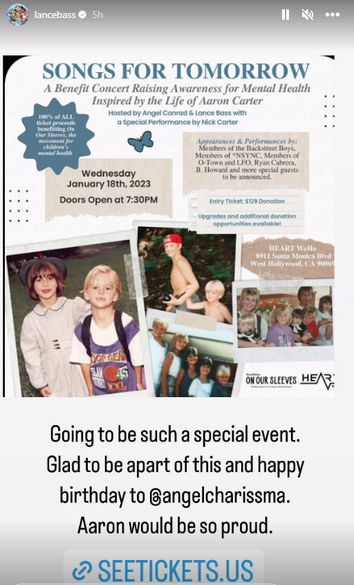 Nick and Angel Carter to hold a charity concert for late brother Aaron ...