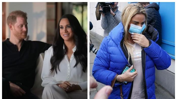 Harry and Meghan's friends defend use of Katie Price footage in BOMBSHELL Netflix trailer
