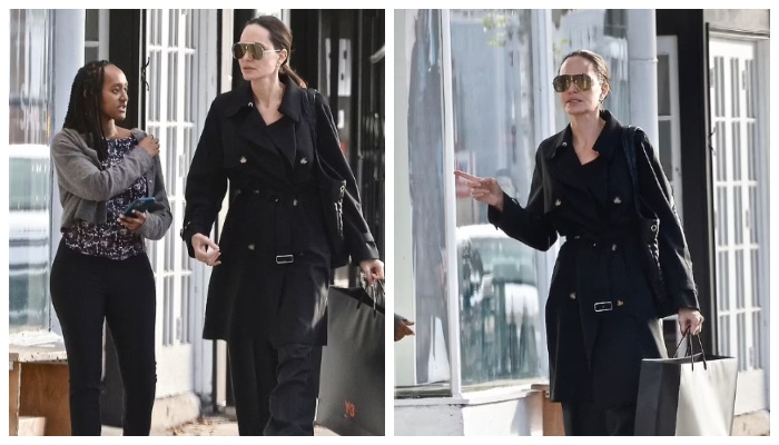 Angelina Jolie Makes Casual Look Chic On La Shopping Trip With Daughter