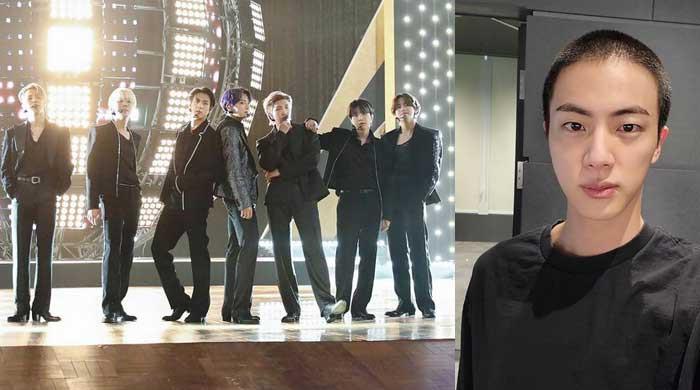 BTS member Jin leaves fans in awe with his new look as he prepares to ...