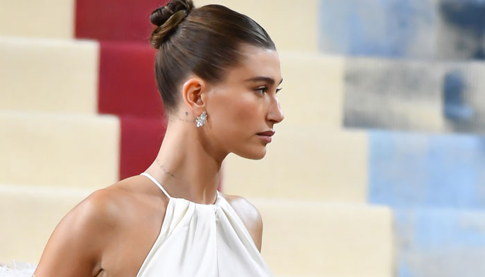 Hailey Bieber gets ready for Christmas in funny ‘swimsuit’ printed t-shirt