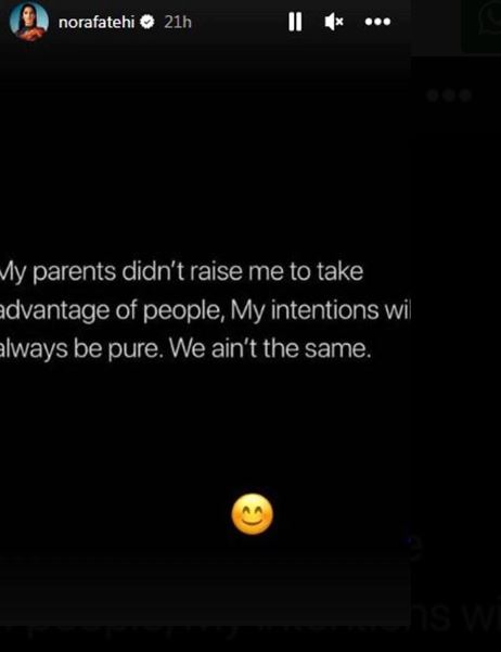 Nora Fatehi shares cryptic post after filing defamation case against ... Nora Fatehi shares cryptic post after filing defamation case against ...