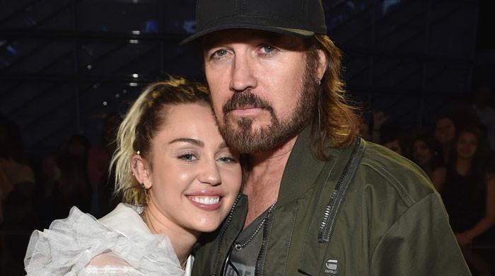 Miley Cyrus extends olive branch to dad Billy Ray, his fiancee Firerose
