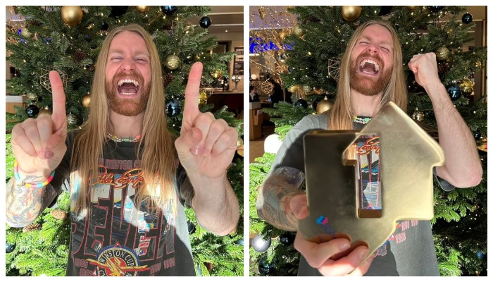 Sam Ryder celebrates success as his debut album rules UK charts