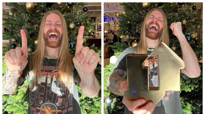 Sam Ryder celebrates success as his debut album rules UK charts