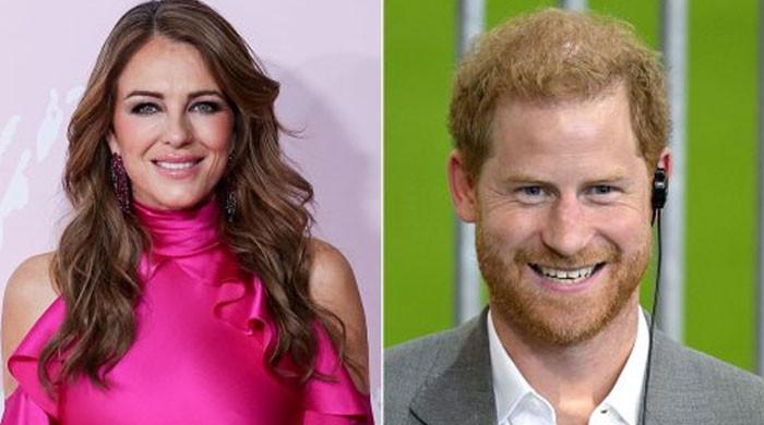 Liz Hurley is 'not guilty' over sensual question about Prince Harry