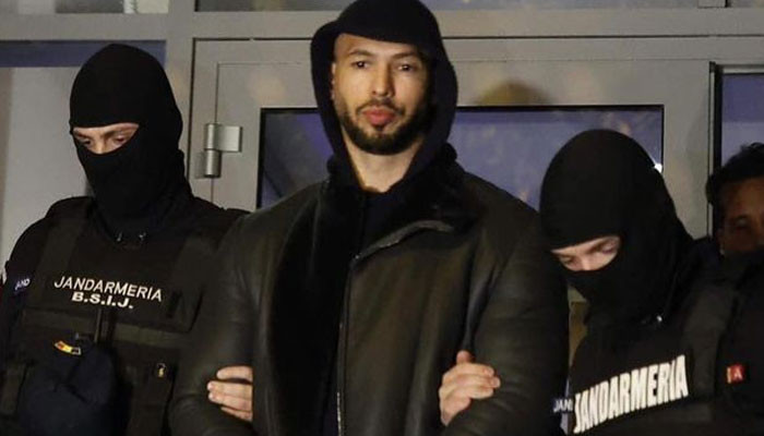 Video: Footage of Andrew Tate’s arrest in Romania