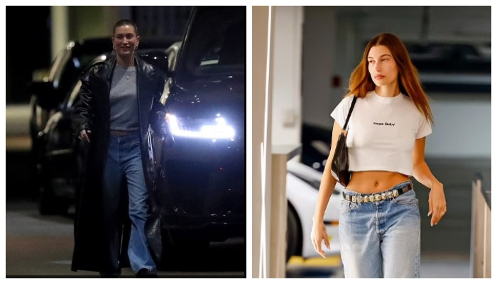 Hailey Bieber steps outside in style amid ‘Nepo baby’ debate