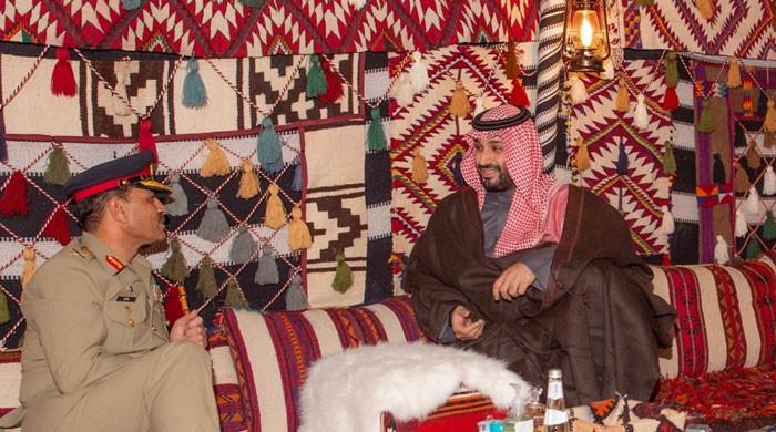 General Asim Munir meets Saudi Crown Prince Mohammad bin Salman