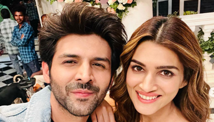 Kriti Sanon, Kartik Aaryan wrap up shoot for upcoming film 'Shehzada': See pics