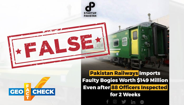 Fact-check: Posts falsely claim railway bogies imported from China are ...