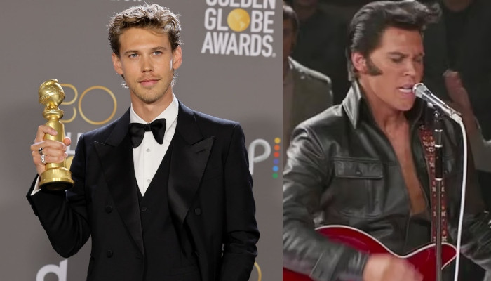 Austin Butler receive Golden Globe award in Elvis' Memphis drawl two ...