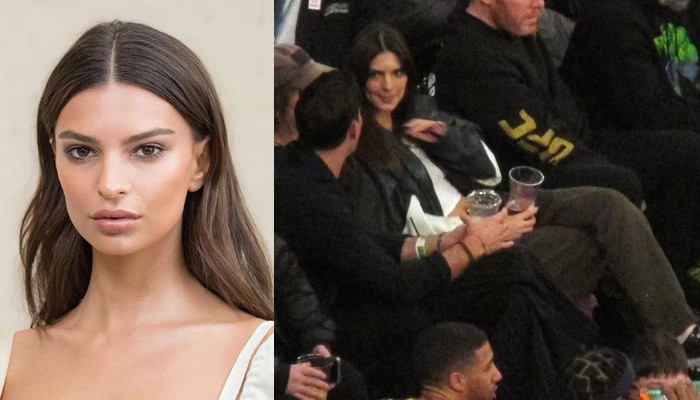 Emily Ratajkowski spotted with a mystery man at Knicks game after ...