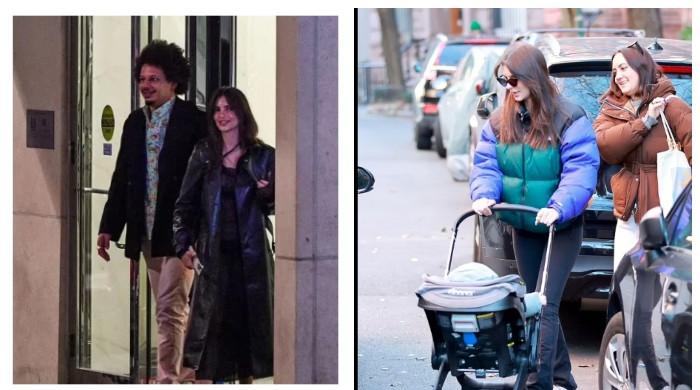 Emily Ratajkowski steps outside after Eric Andre leaves flirty comment ...