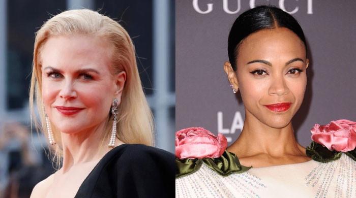 Nicole Kidman and Zoe Saldana snapped shooting for upcoming thriller ...