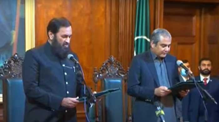 Mohsin Raza Naqvi sworn in as caretaker Punjab CM