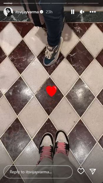 Vijay Varma spends Valentine's Day with Tamannaah Bhatia? Fans react Vijay Varma spends Valentine's Day with Tamannaah Bhatia? Fans react