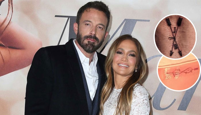 Jennifer Lopez and Ben Affleck reveal matching tattoos on Valentine’s Day