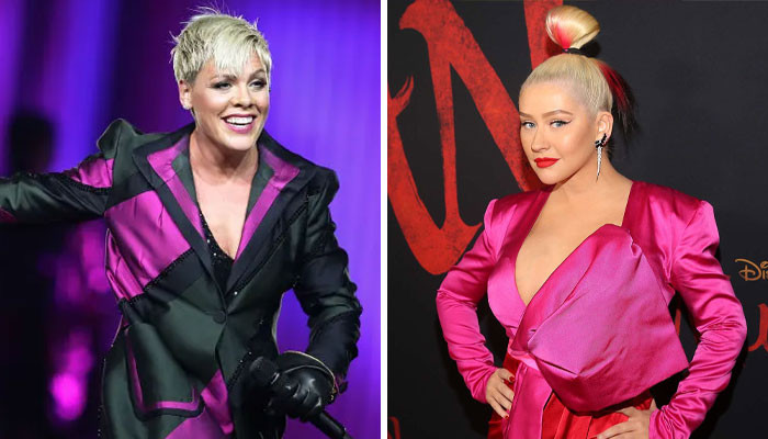 Pink claps back after she was accused of ‘shading’ Christina Aguilera