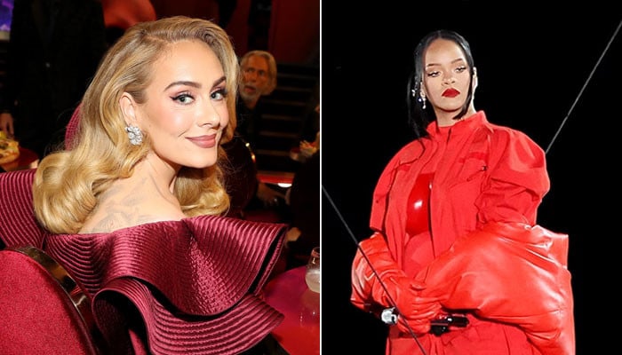 Adele finally reveals what she said about Rihanna in viral Super Bowl clip