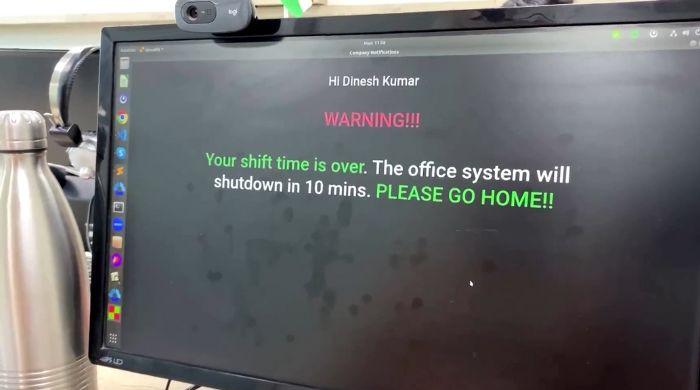 Please go home! Indian firm deploys software for work-life balance