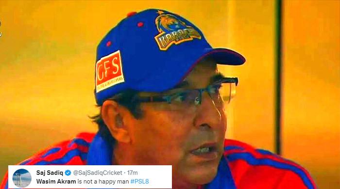 PSL 2023: Twitter reacts to Wasim Akram’s anger PSL 2023: Twitter reacts to Wasim Akram’s anger