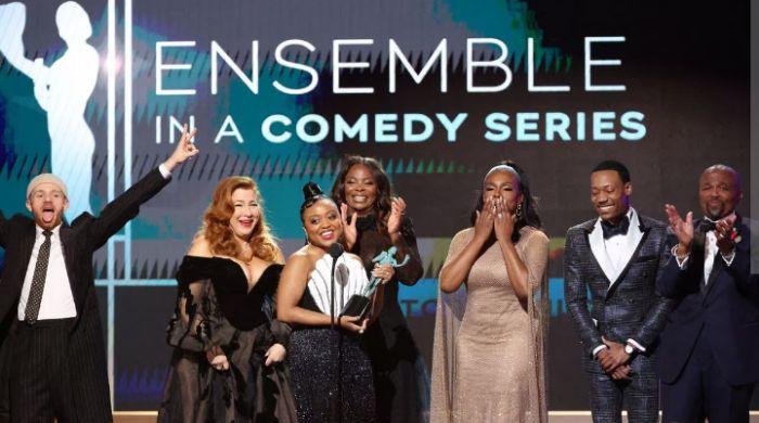 'Abbott Elementary' cast takes TV comedy honor at Screen Actors Guild ...