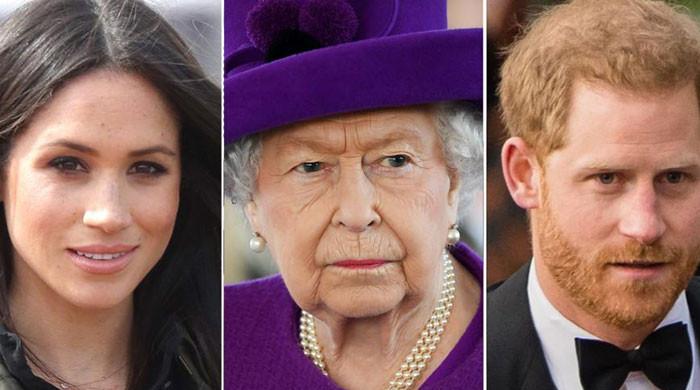 Queen said 'out with it' as Harry began to ask important Meghan Markle ...