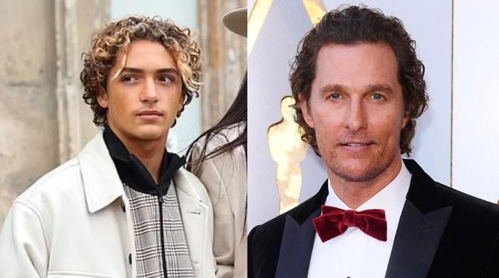 Matthew McConaughey's son Levi has strong resemblance to father as he ...