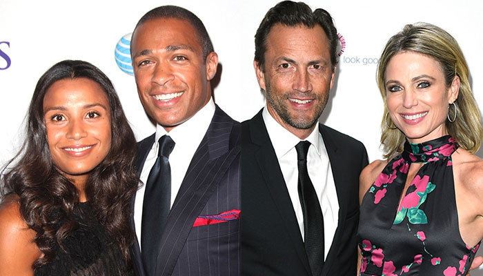 Amy Robach, T.J. Holmes spouses react to 'disrespected' PDA-heavy pics