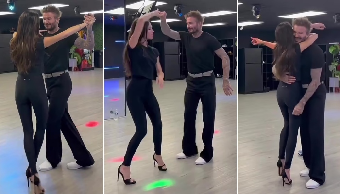 Victoria Beckham joins husband David and daughter Harper for fun salsa ...