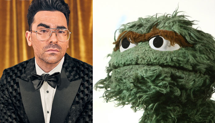 'Schitt's Creek' star Dan Levy visits Oscar the Grouch on 'Sesame Street'