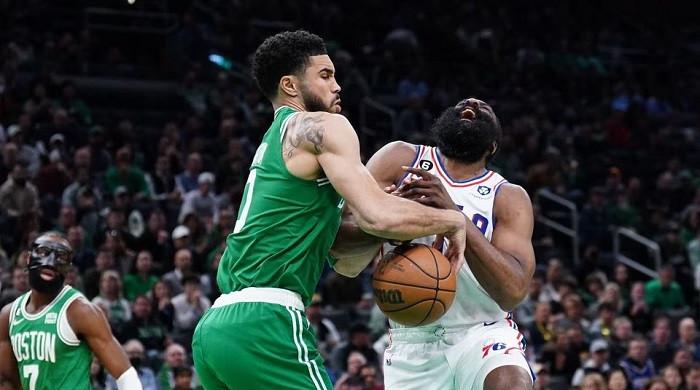 'Angry' Boston Celtics go ballistic to beat Philadelphia 76ers in NBA ...