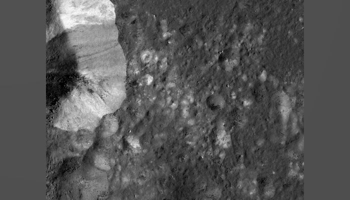 Nasa's ShadowCam captures South pole region of Moon