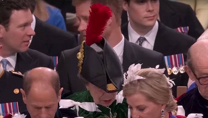 Princess Anne blocks Prince Harry’s face in new new ‘candle scandal’