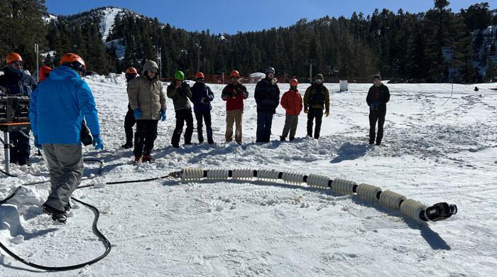 WATCH: Nasa developing snake-like robot to search life on Saturn moon