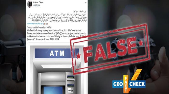 Fact-check: Contrary to claims, entering ATM PIN backward won’t alert ...
