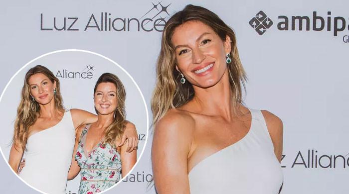 Gisele Bundchen gushes over twin sister in rare red carpet appearance