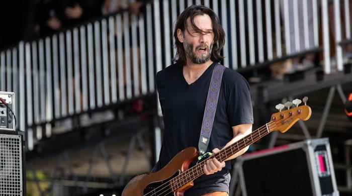 Keanu Reeves takes the stage again with Dogstar in comeback performance