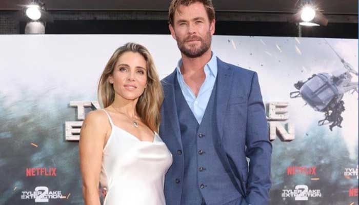 Elsa Pataky promotes 'Extraction 2' starring her favourite actor